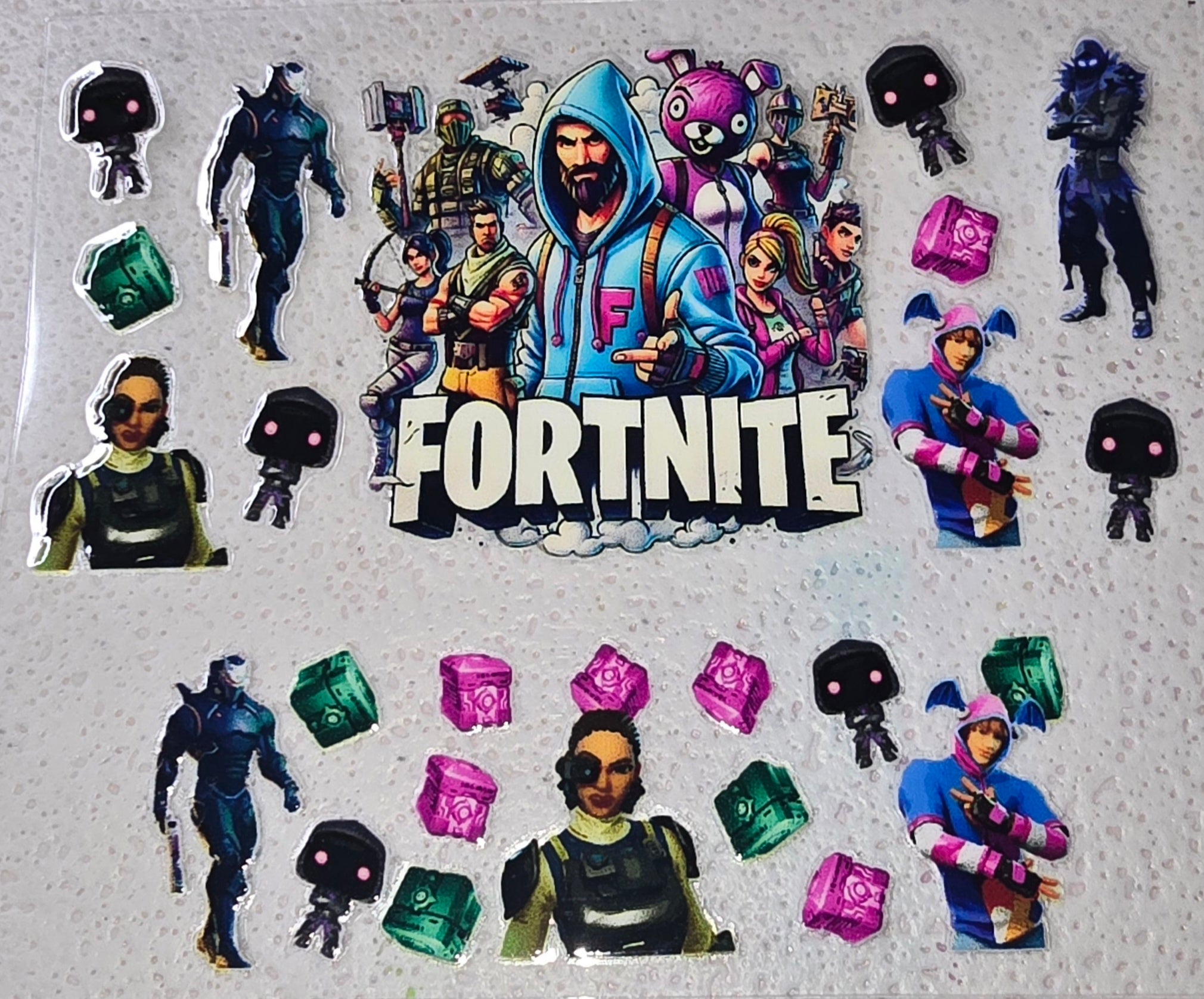 MINI FORTNITE TUMBLER WRAP – Bee Happy Honey Creations And Designs